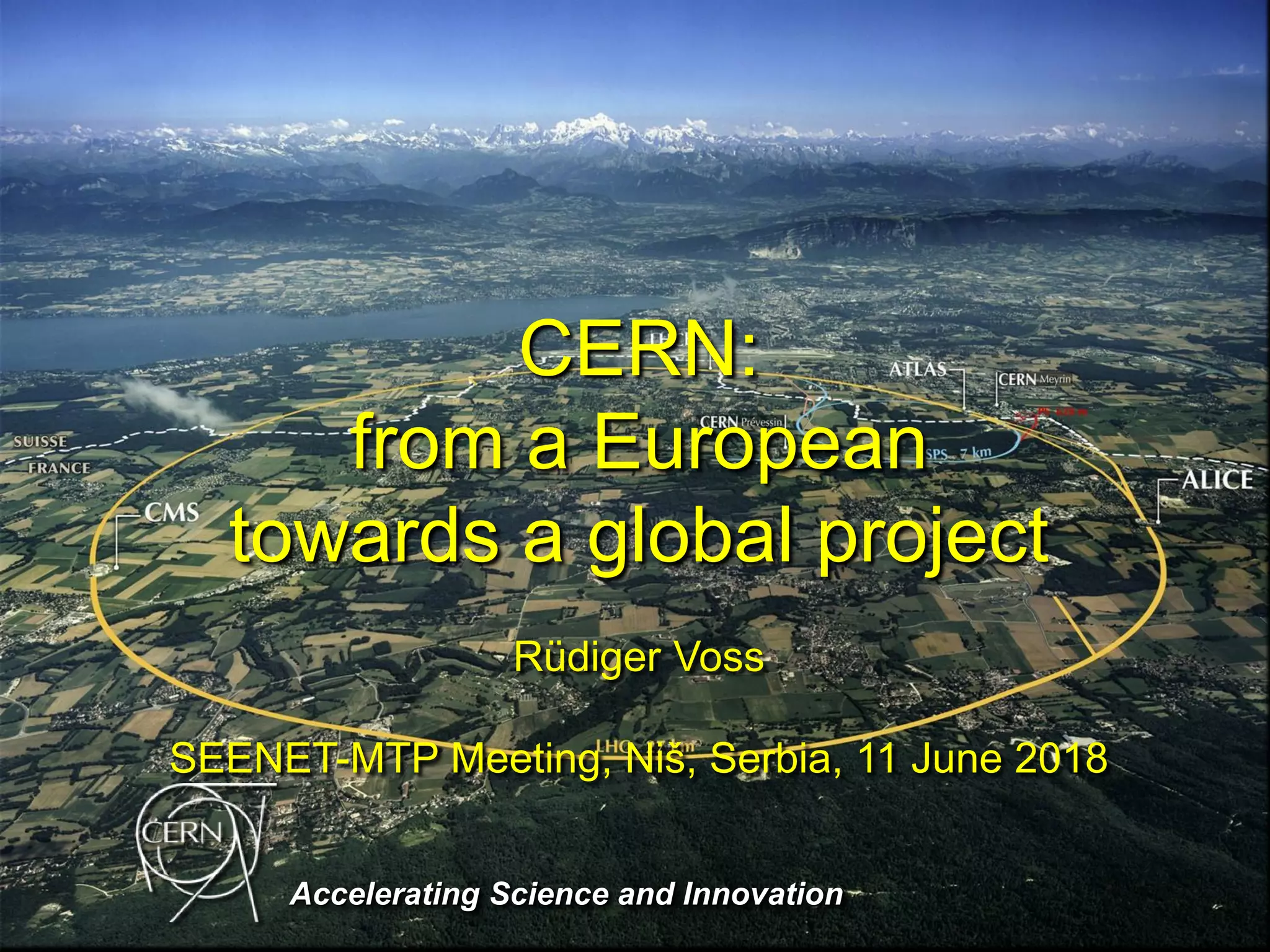 Rüdiger Voss "CERN: from a European towards a global project" | PDF
