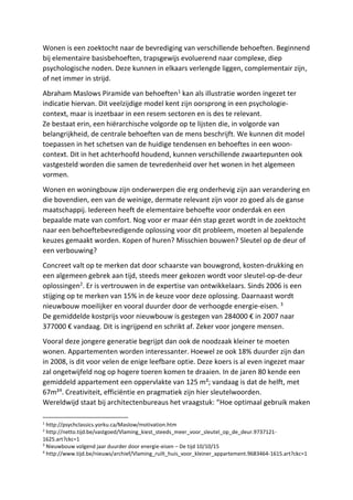 Visietekst wonen & leven 2016 | PDF