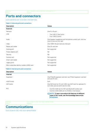 Dell Vostro 3671 datasheet | PDF | Free Download