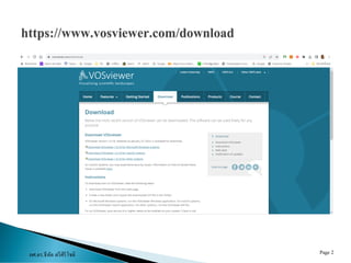 การใช้ VoSViewer | PDF
