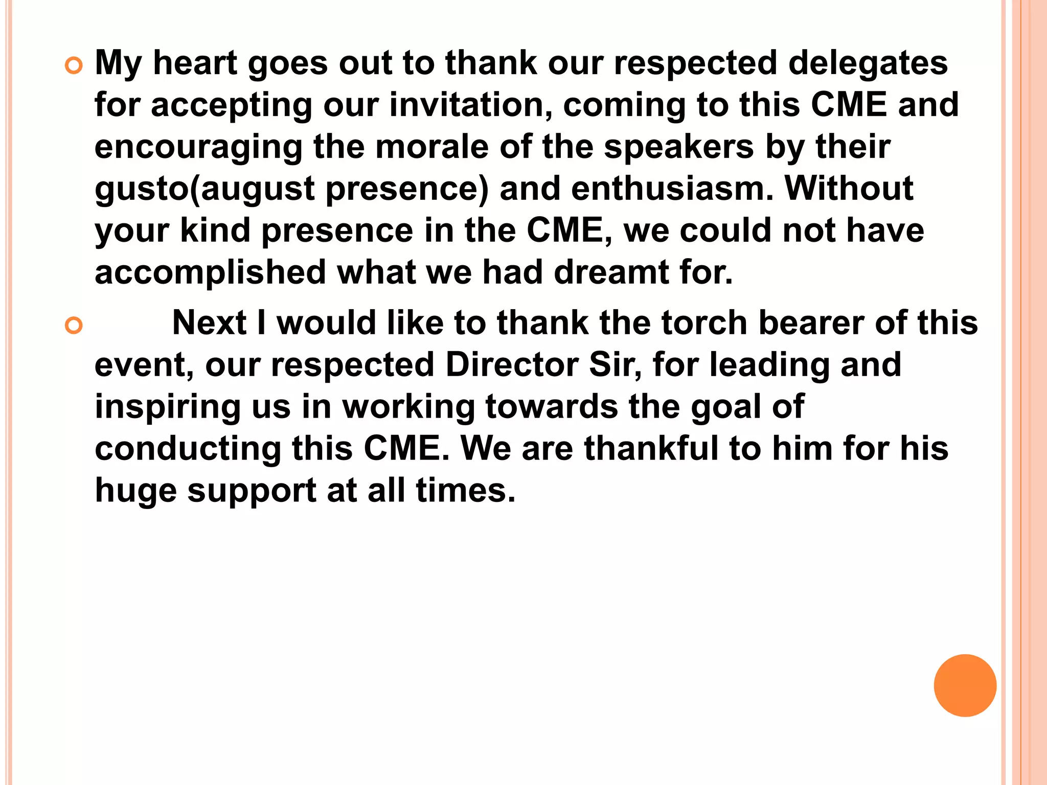 Vote of thanks | PPTX