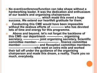 Vote of thanks | PPTX