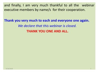 Vote of thanks | PPT