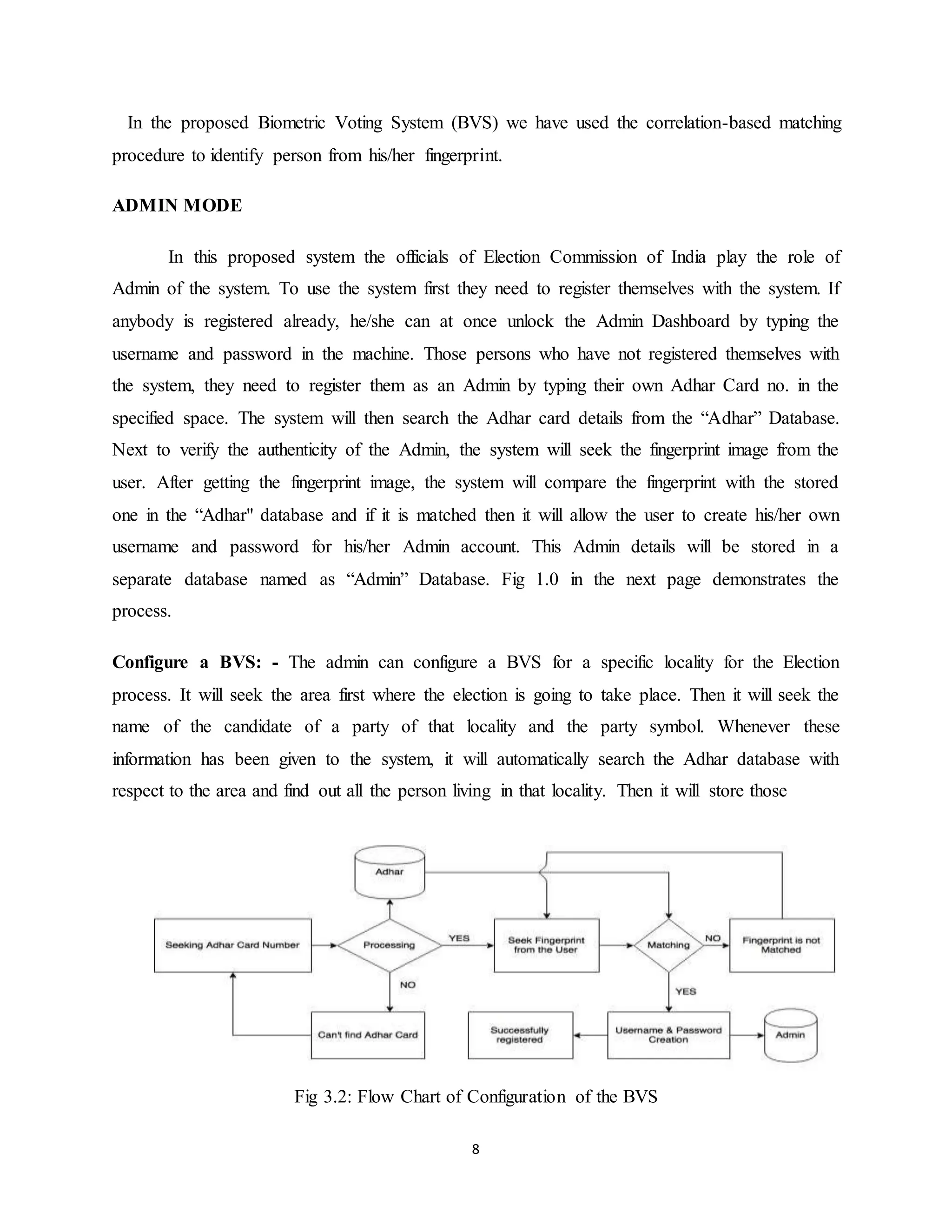 BIOMETRIC VOTING SYSTEM USING ADHAR CARD IN INDIA | DOCX