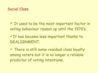 voter behaviour | PPT