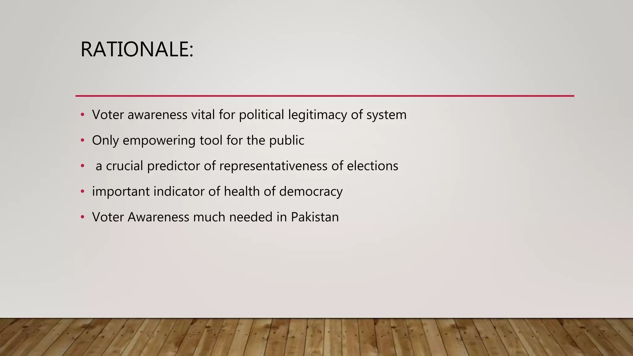 Voter awareness campaign | PPTX
