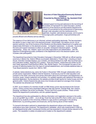 Voter Education Book Launching--February 5, 2004 | PDF | Civic affairs ...