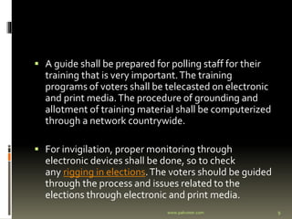 Voters training guide | PPTX