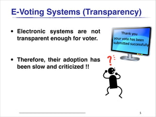 An Overview of E-Voting Systems and Vote Verification Techniques | PPT