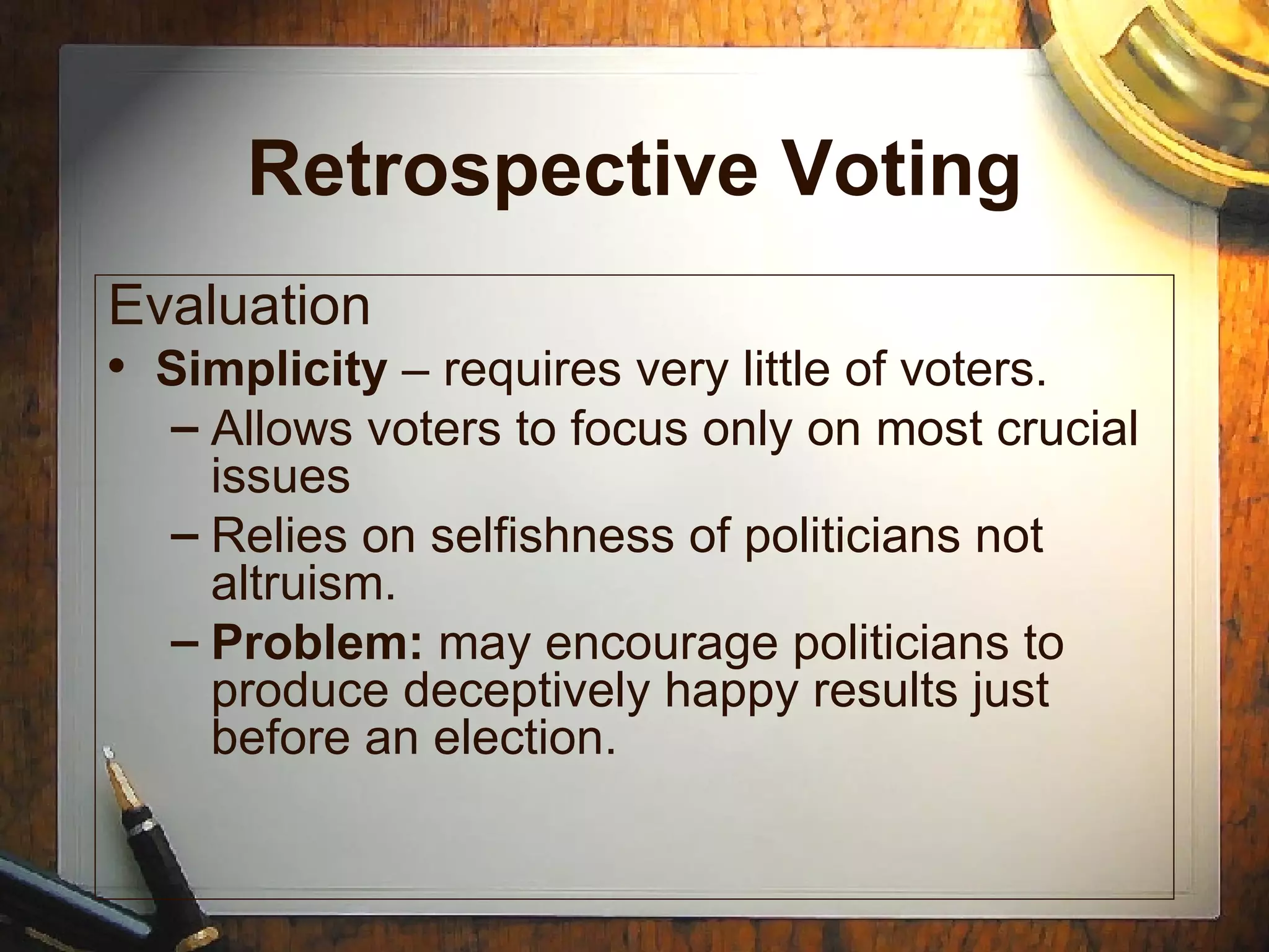 Voting and Elections | PPT