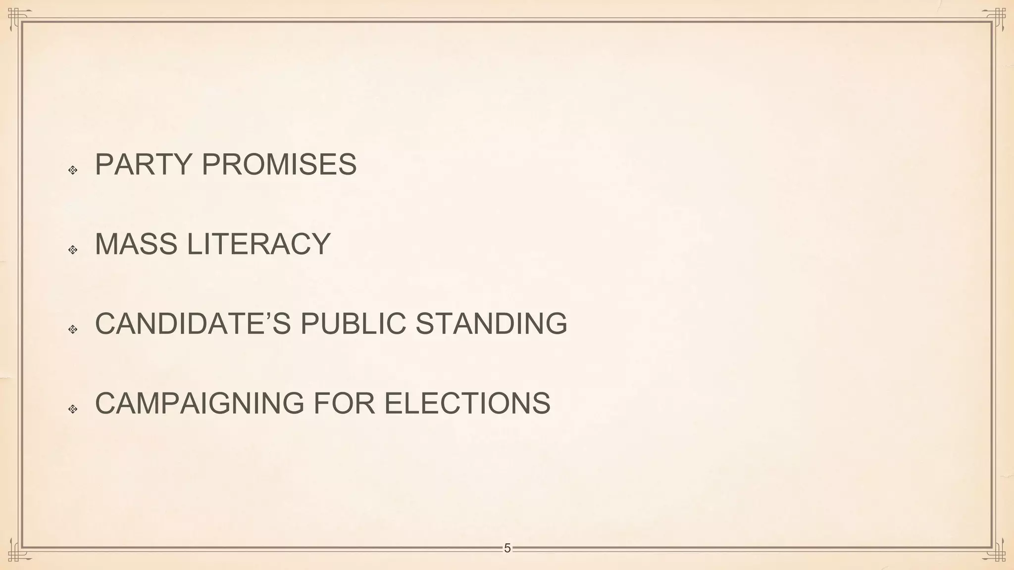 Voting behaviour | PPTX