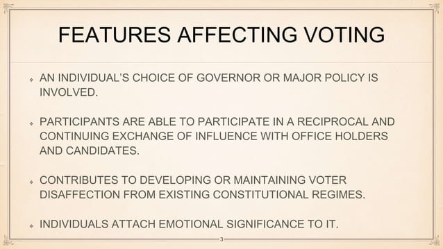 Voting behaviour | PPTX