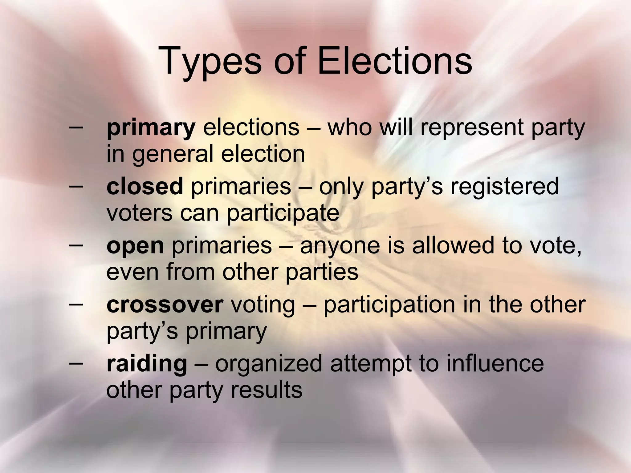 Voting elections and campaigns | PPT