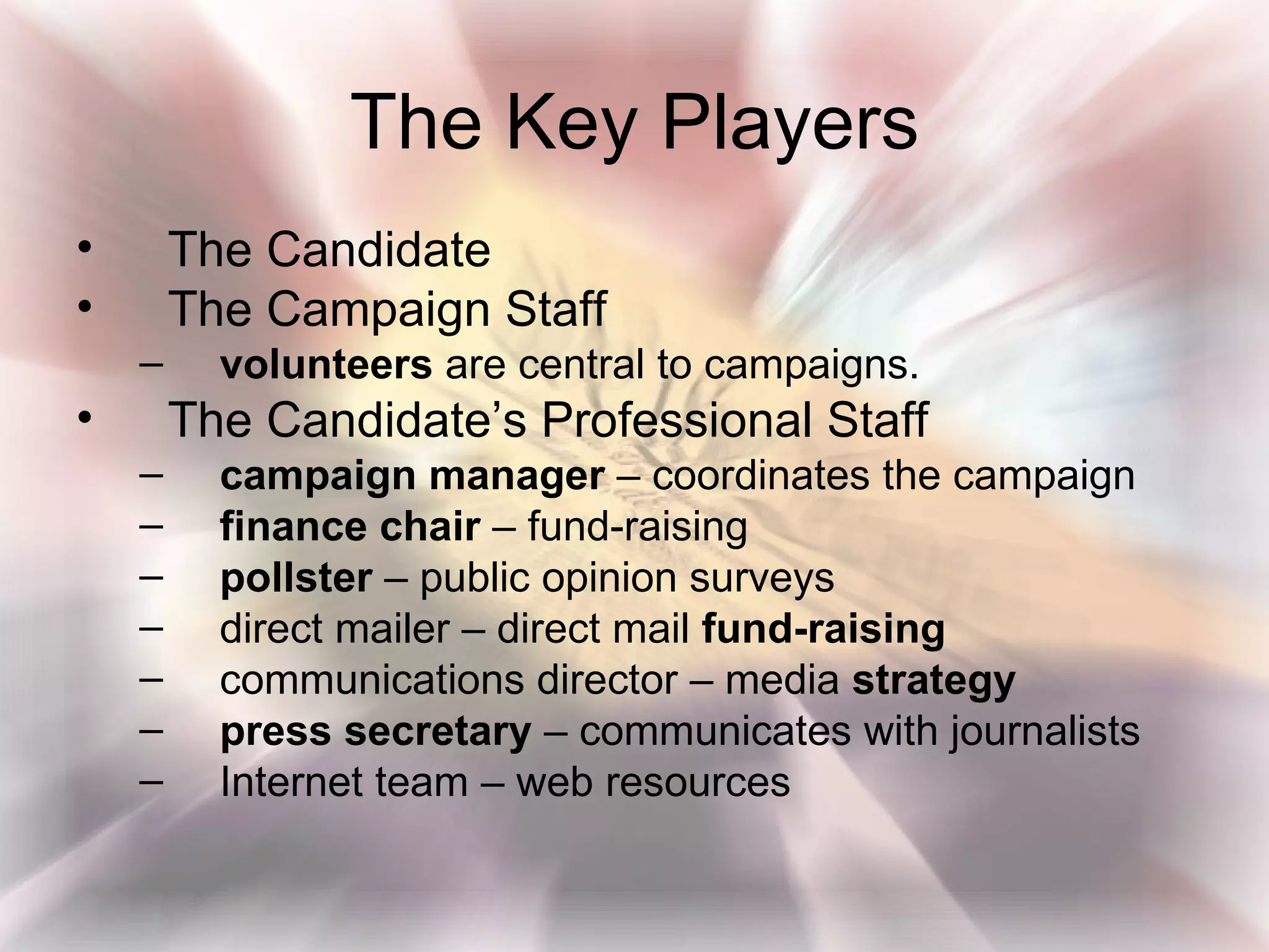 Voting elections and campaigns | PPT