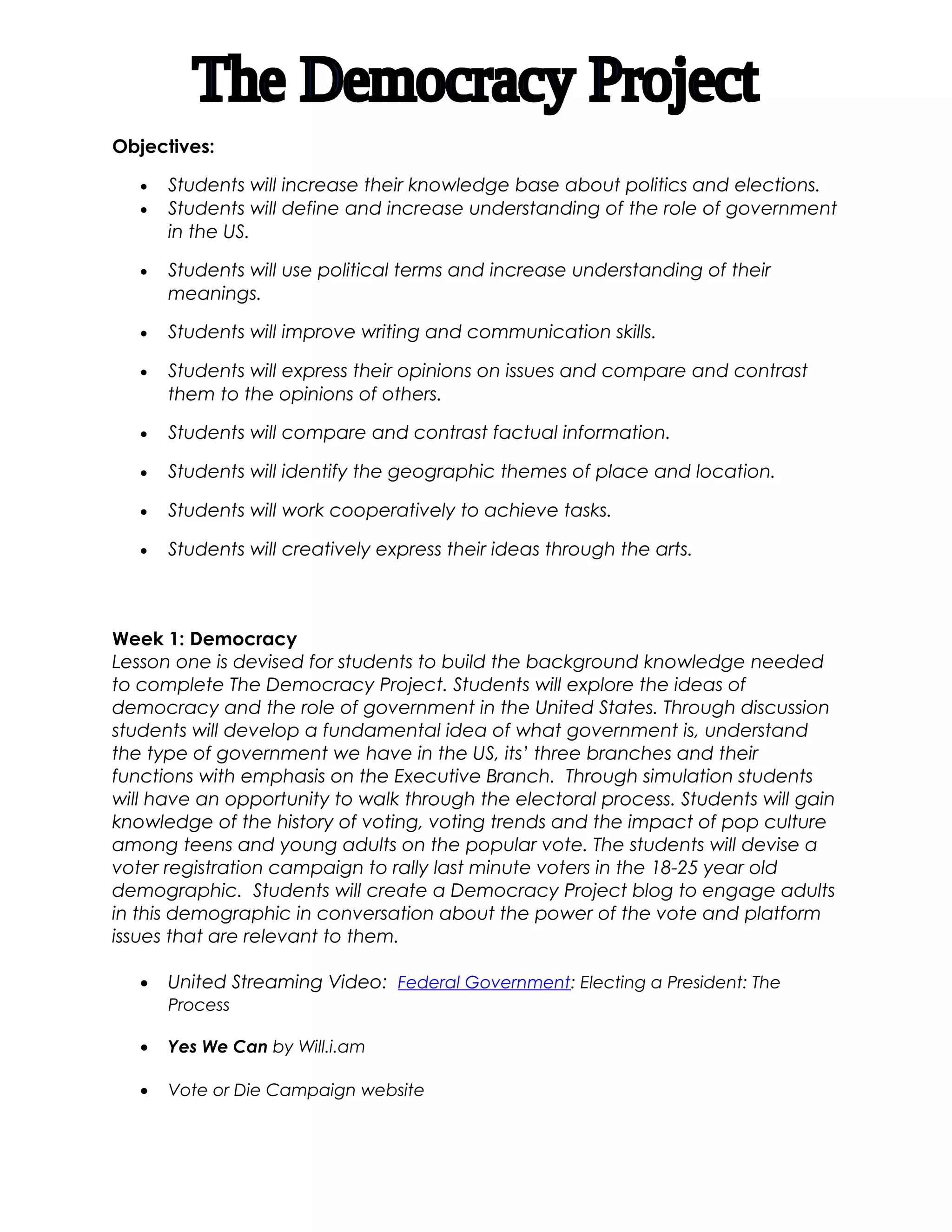 Voting project | DOC