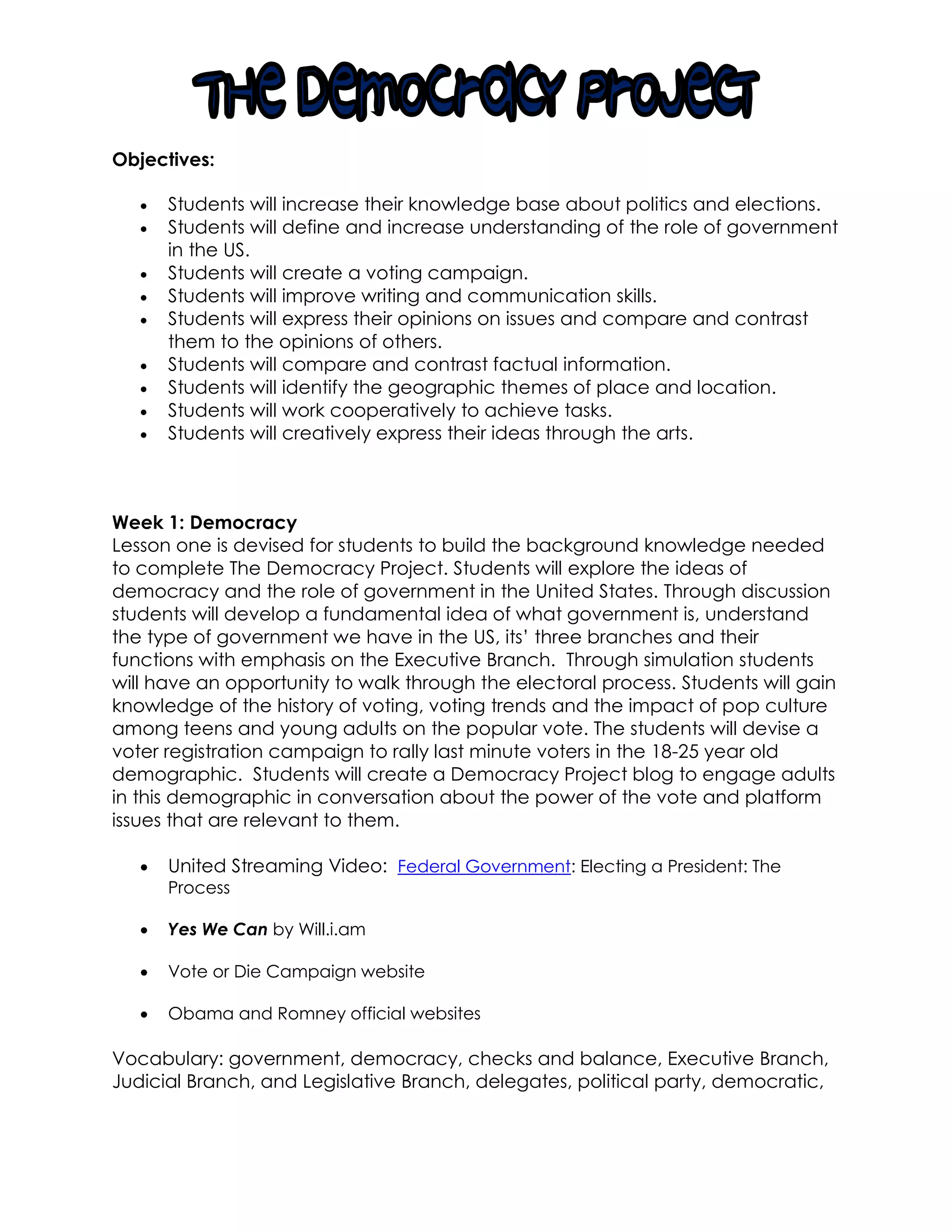 Voting project | PDF