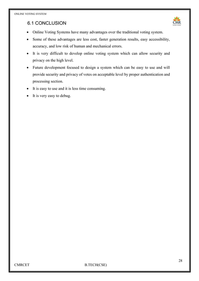 voting project mini project .pdf | Internet | Computing