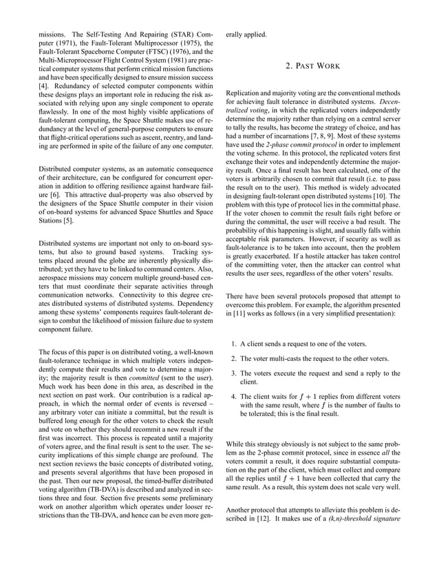 Voting protocol | PDF