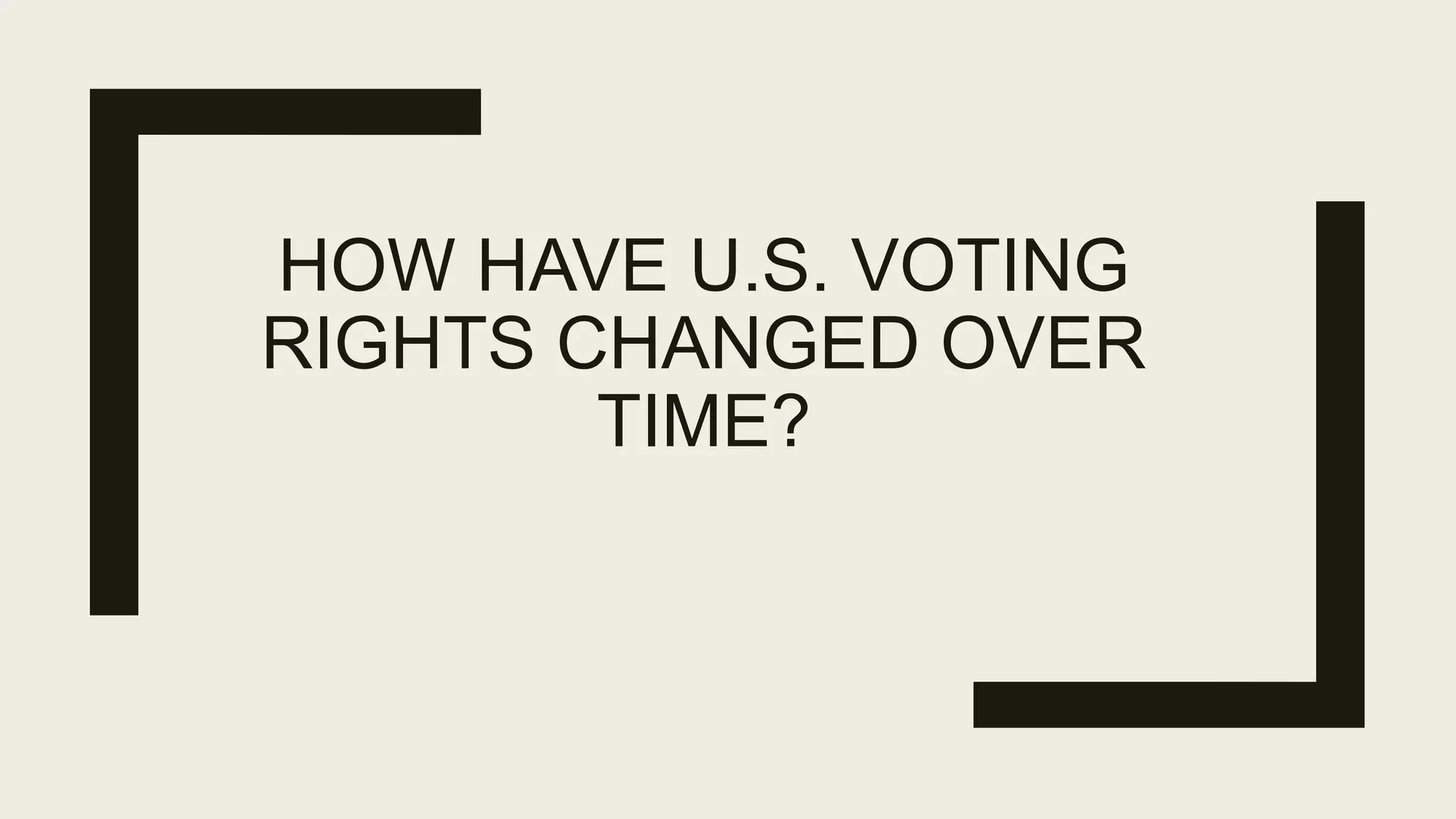Voting rights | PPTX