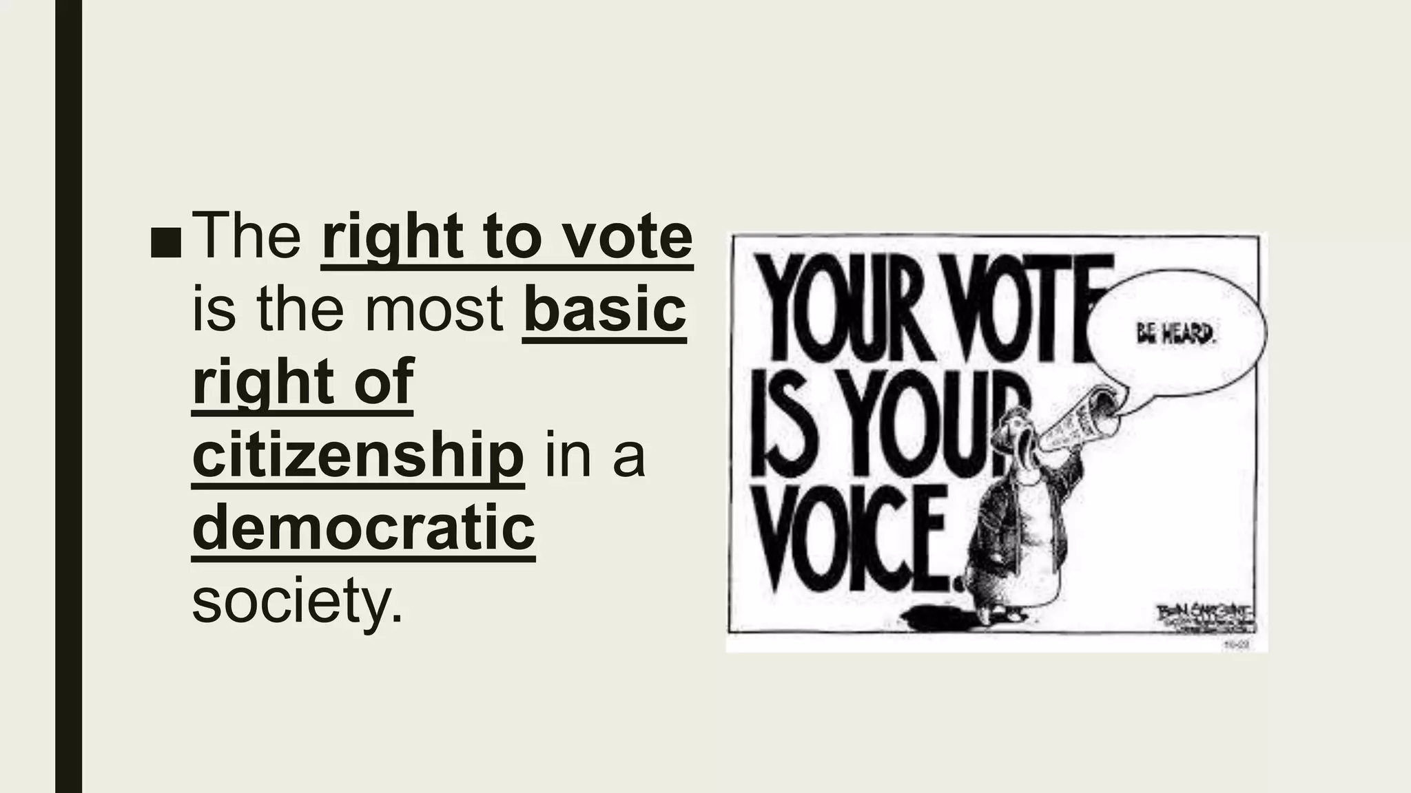 Voting rights | PPTX