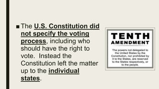 Voting rights | PPTX