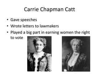 Voting rights for women | PPTX