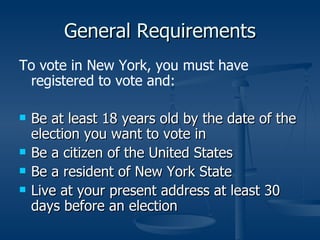 NY Voting Rights Presentation_Looping | PPT
