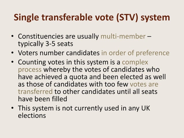 Voting systems in elections | PPT