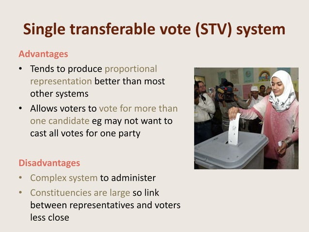 Voting systems in elections | PPT