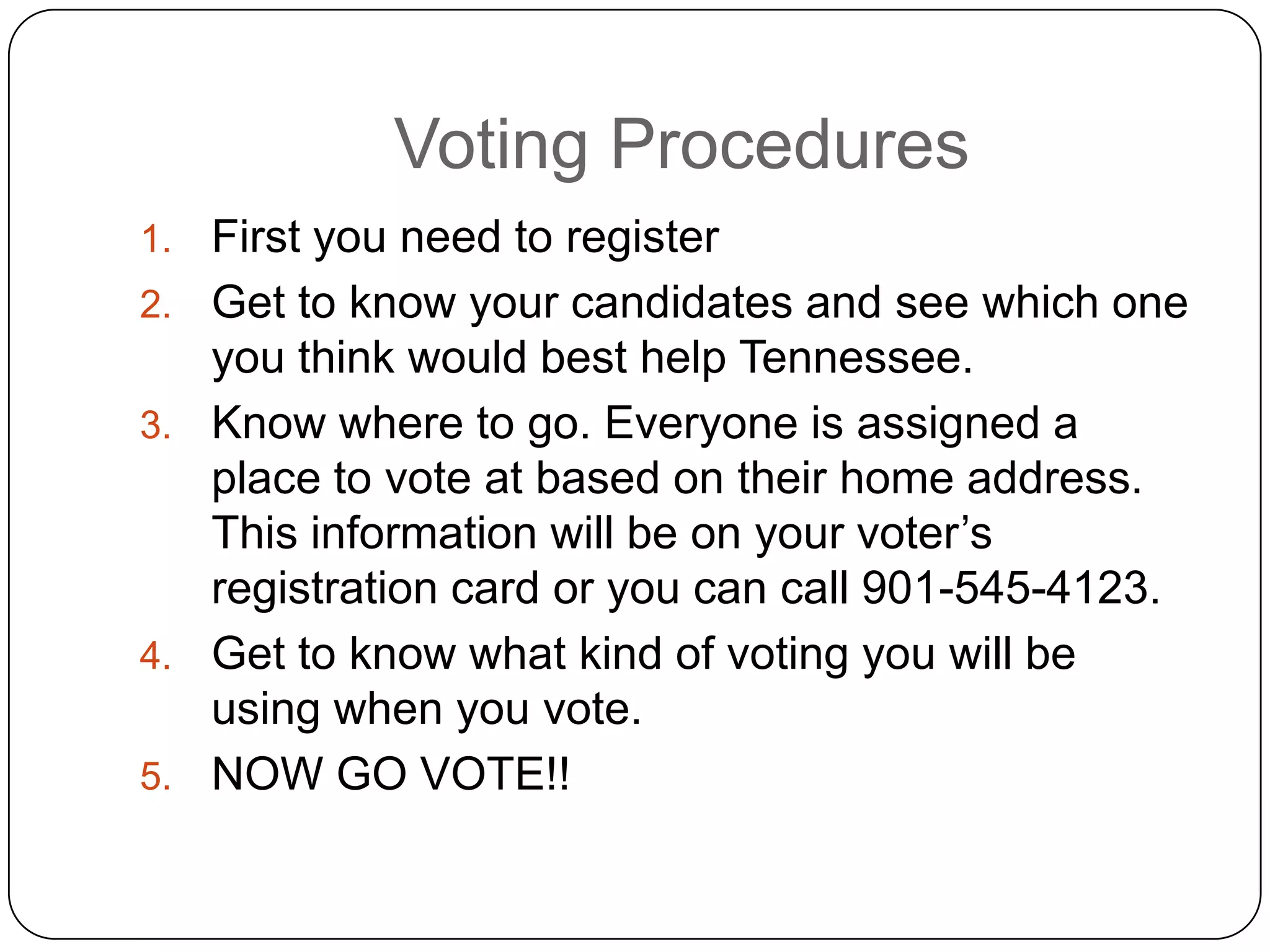 Voting time!!! 6.04 rtf. | PPT