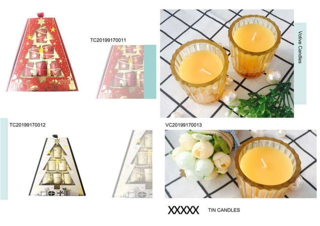 Votive candle catalogue | PPTX