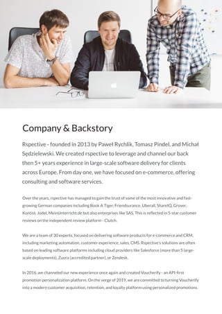 Voucherify - capability statement | PDF