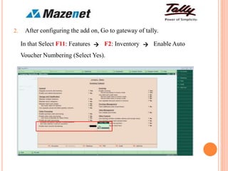 Voucher type wise auto numbering | PPT