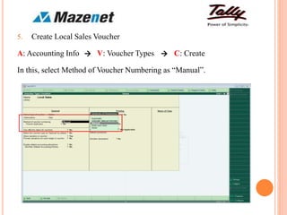 Voucher type wise auto numbering | PPT