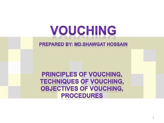 Vouching | PPTX | Home Financing | Personal Debt