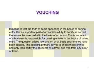 Vouching | PPTX