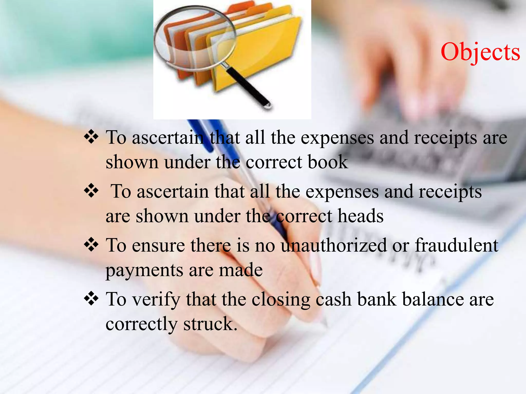 Vouching of cash transactions | PPTX