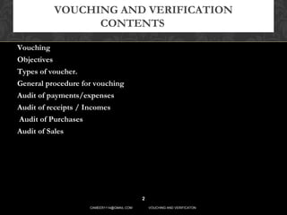 Vouching and verfication | PPT