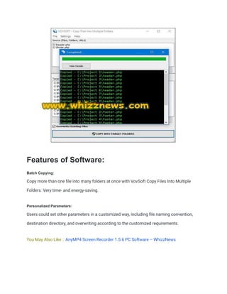 VovSoft Copy Files Into Multiple Folders PC Software – WhizzNews.pdf