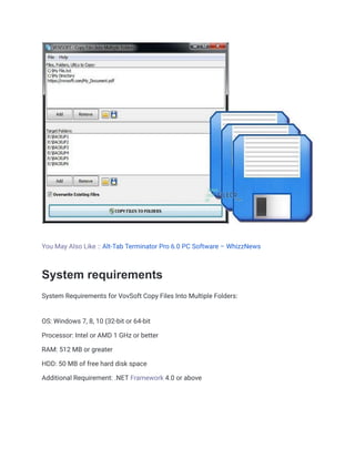 VovSoft Copy Files Into Multiple Folders PC Software – WhizzNews.pdf