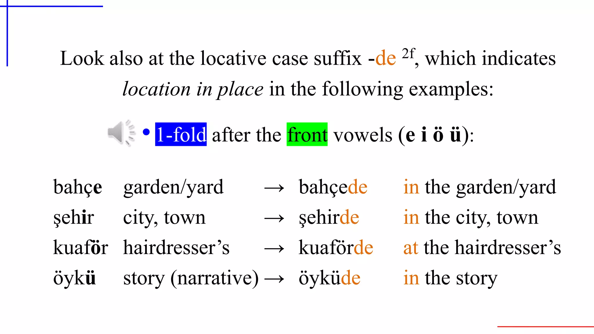 Turkish vowel harmony | PDF