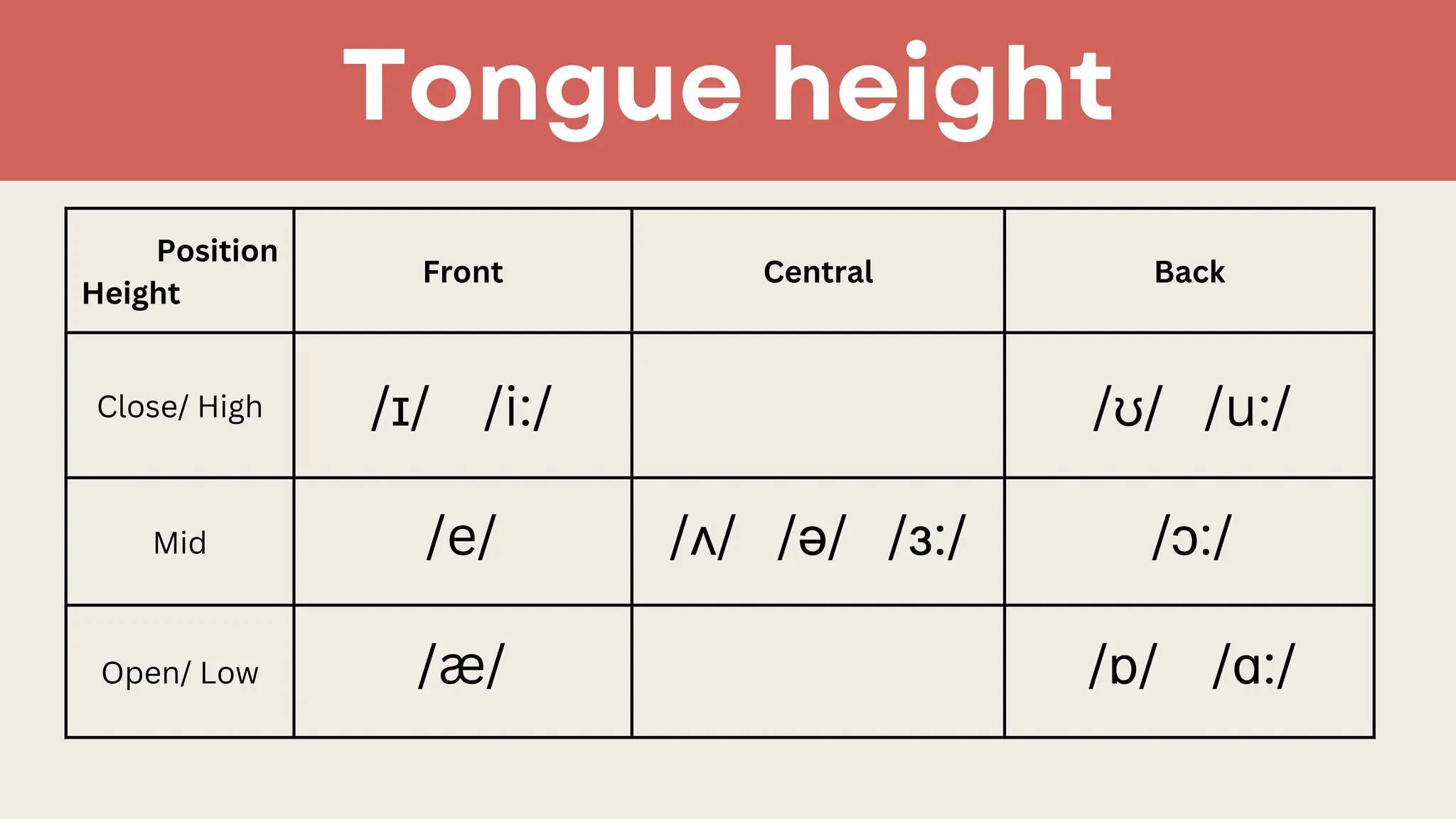 Vowel phonemes in the phonetic and phonology | PDF