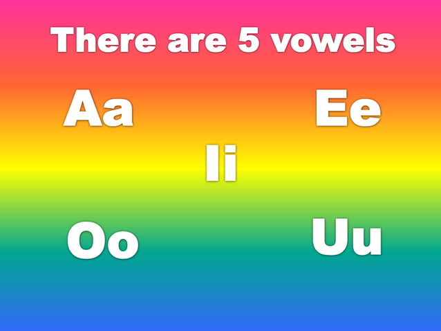 Vowel presentation | PPTX