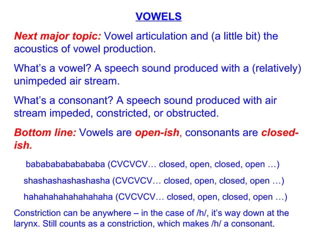 Vowels | PPT