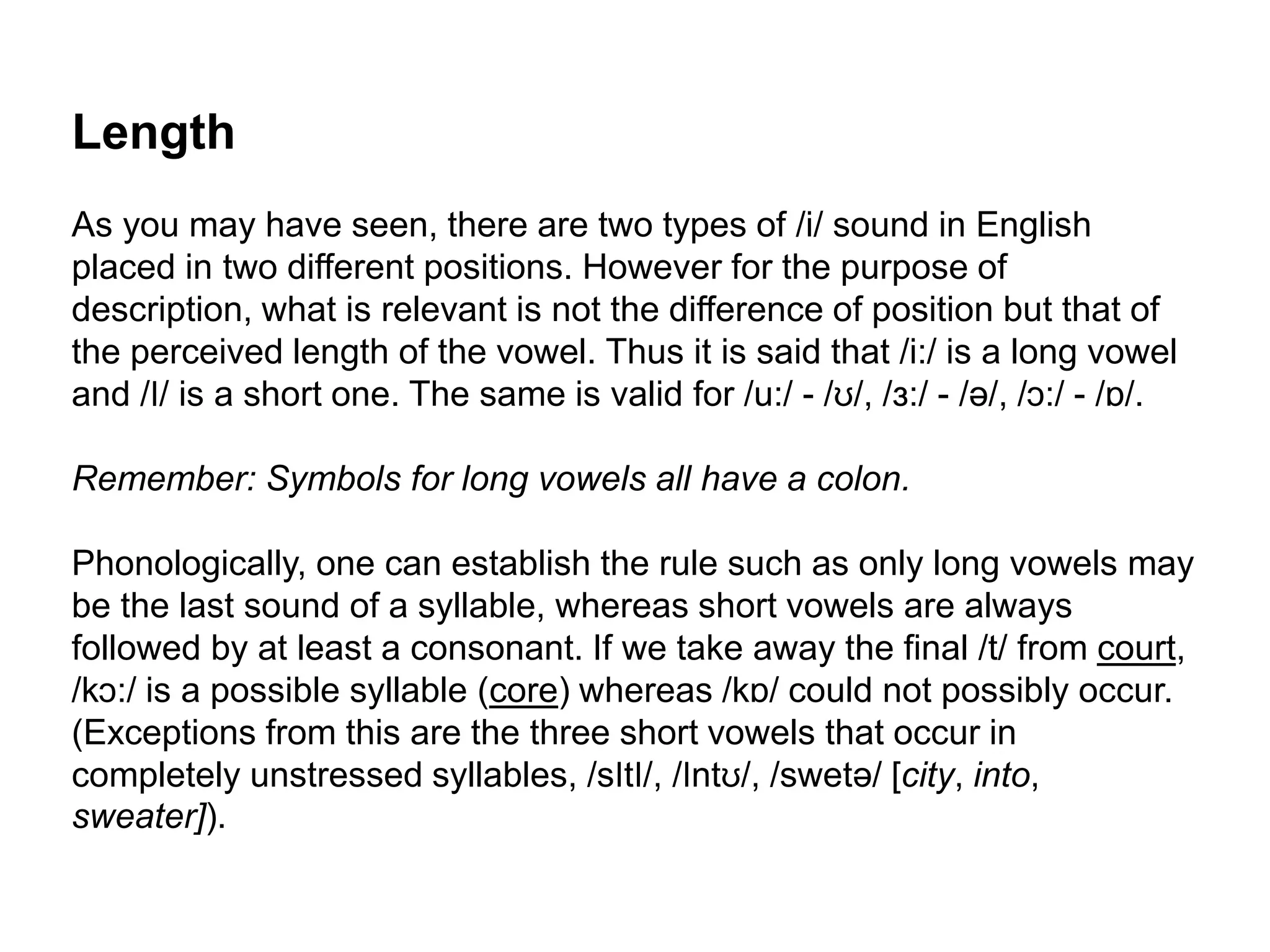 English Vowel Sounds - Phonetics and Phonology | PPTX