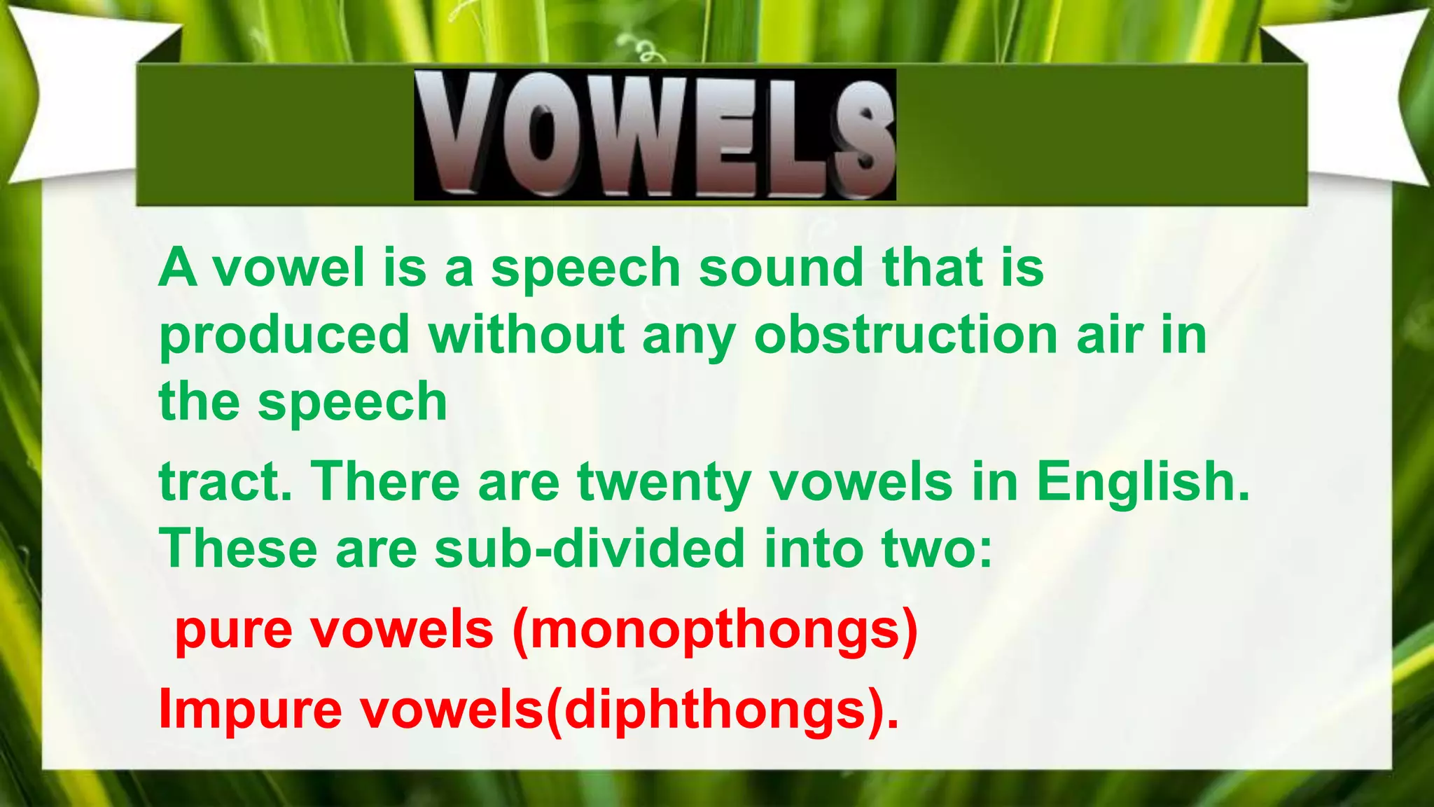 Vowels | PPT