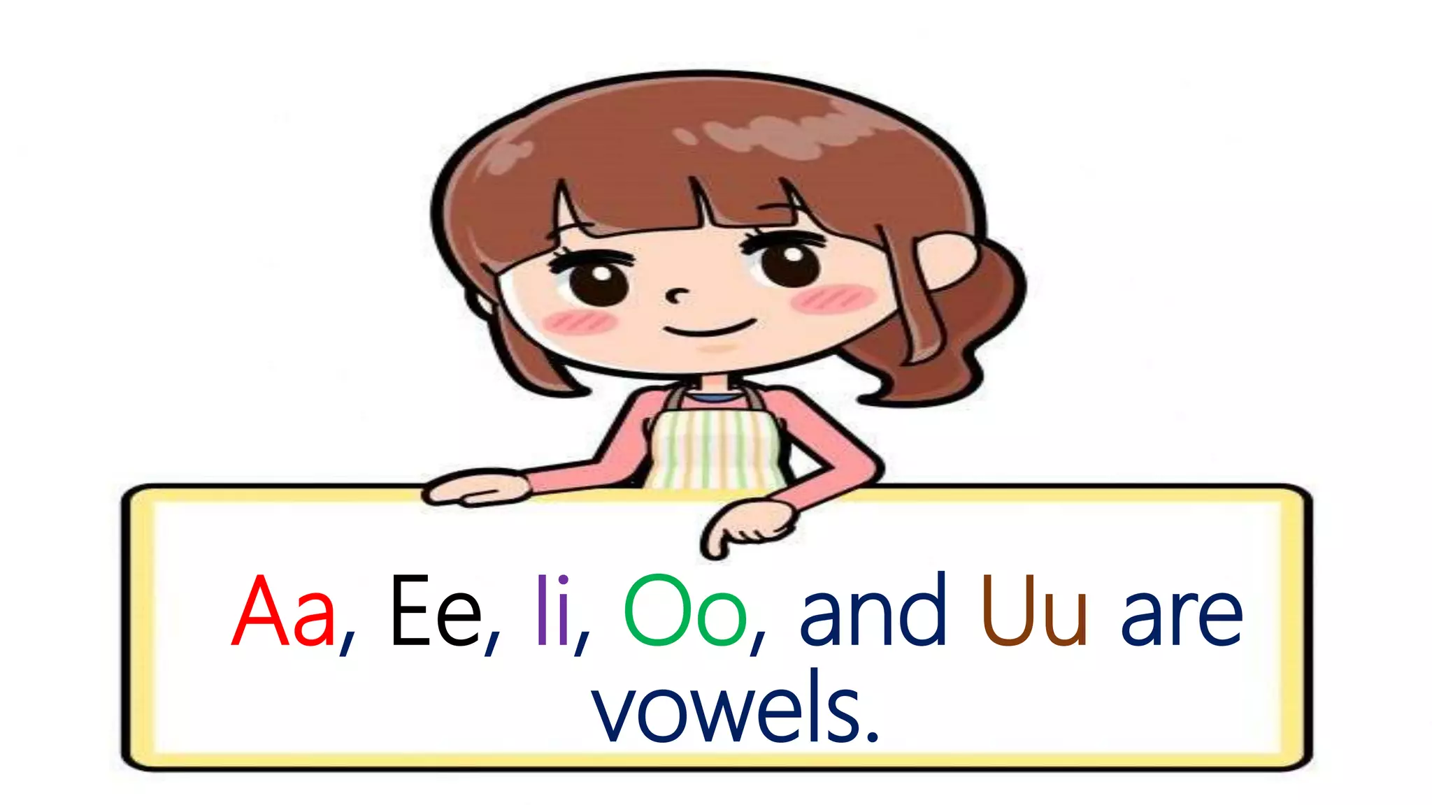 Vowels and Consonants | PPTX