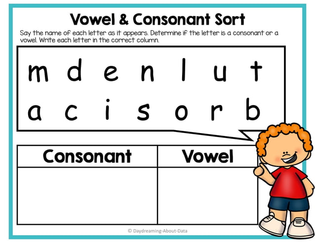 Vowels and Consonants explaining the difference | PPTX