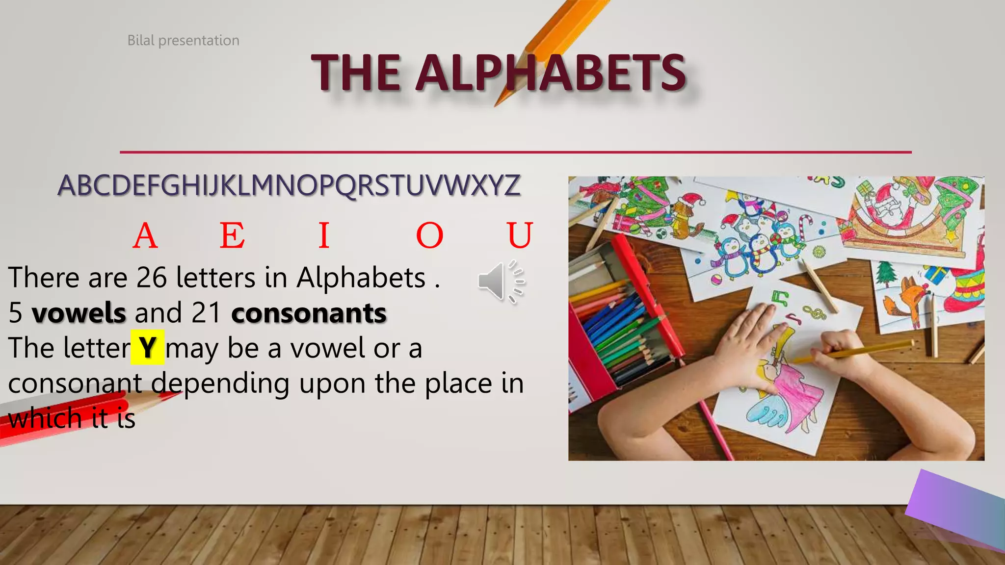 VOWELS AND CONSONENTS ppt | PPT