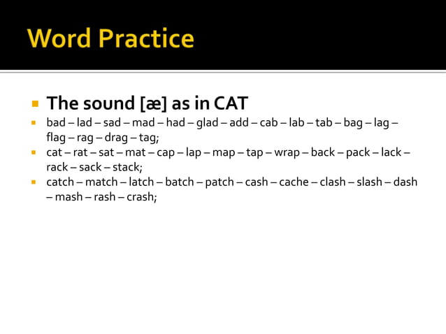 Vowel sounds | PPT